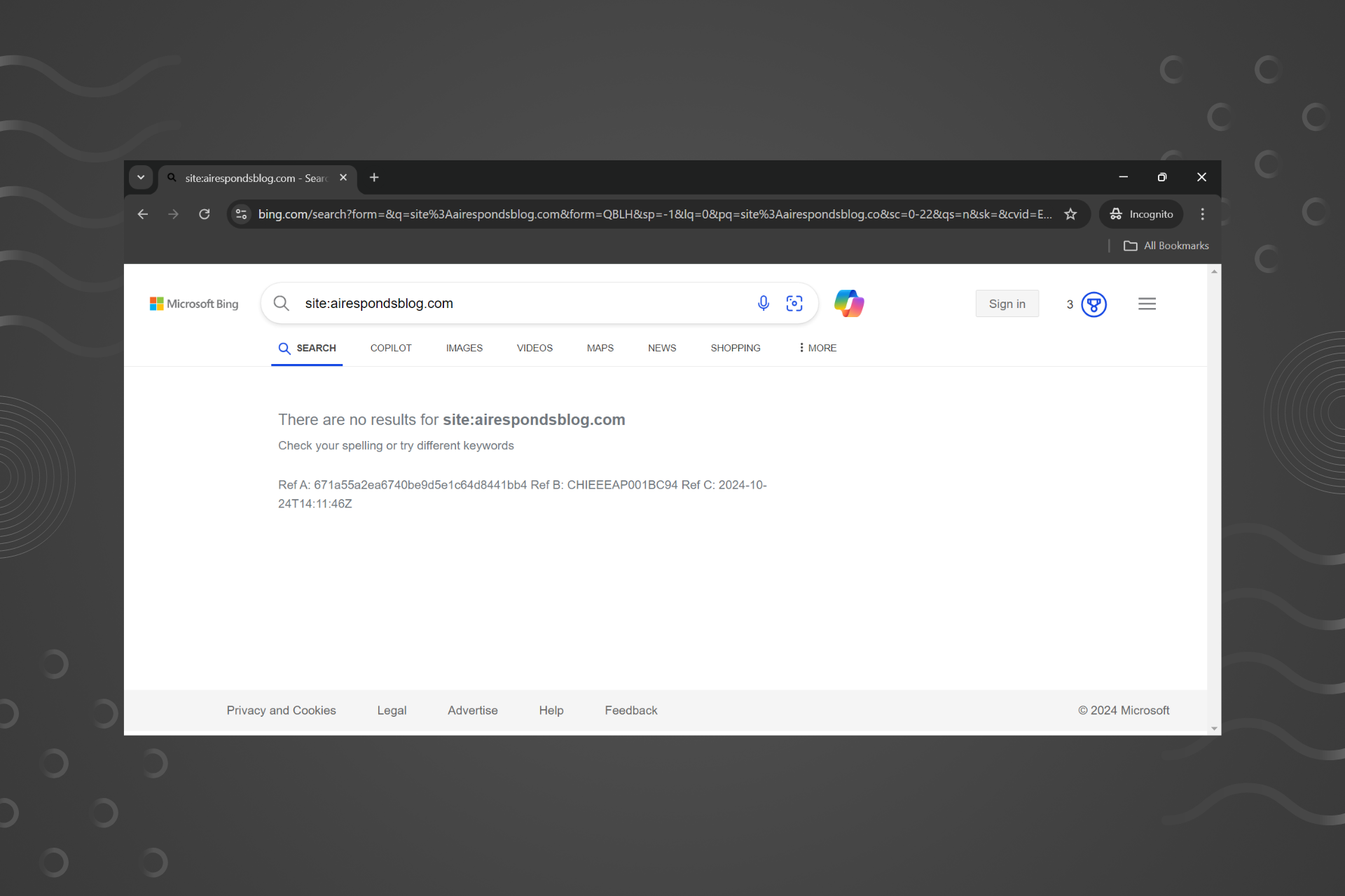 Bing De-indexed My Site: How I Recovered it in 3 Days